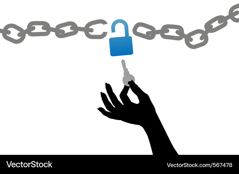 Padlock Chain Bondage Vector Images (over 100)