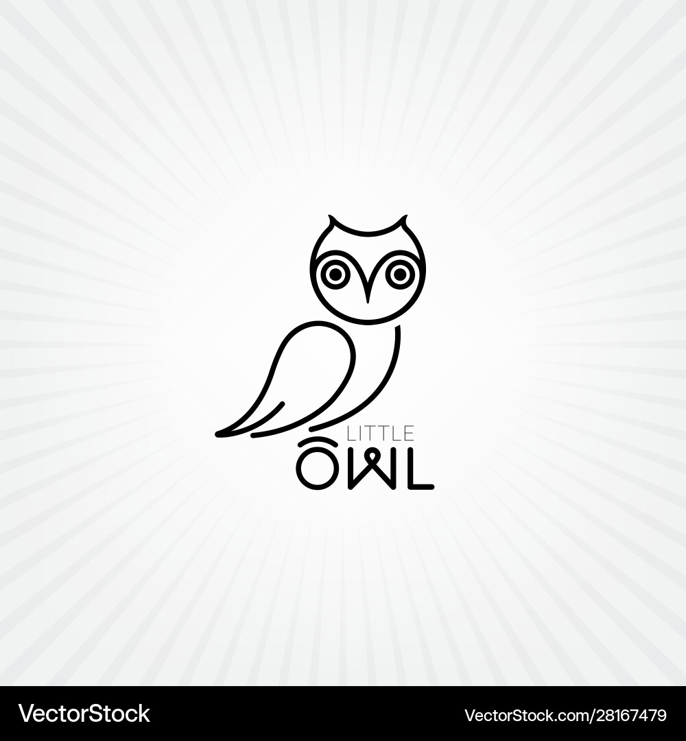 Owl bird animal Royalty Free Vector Image - VectorStock