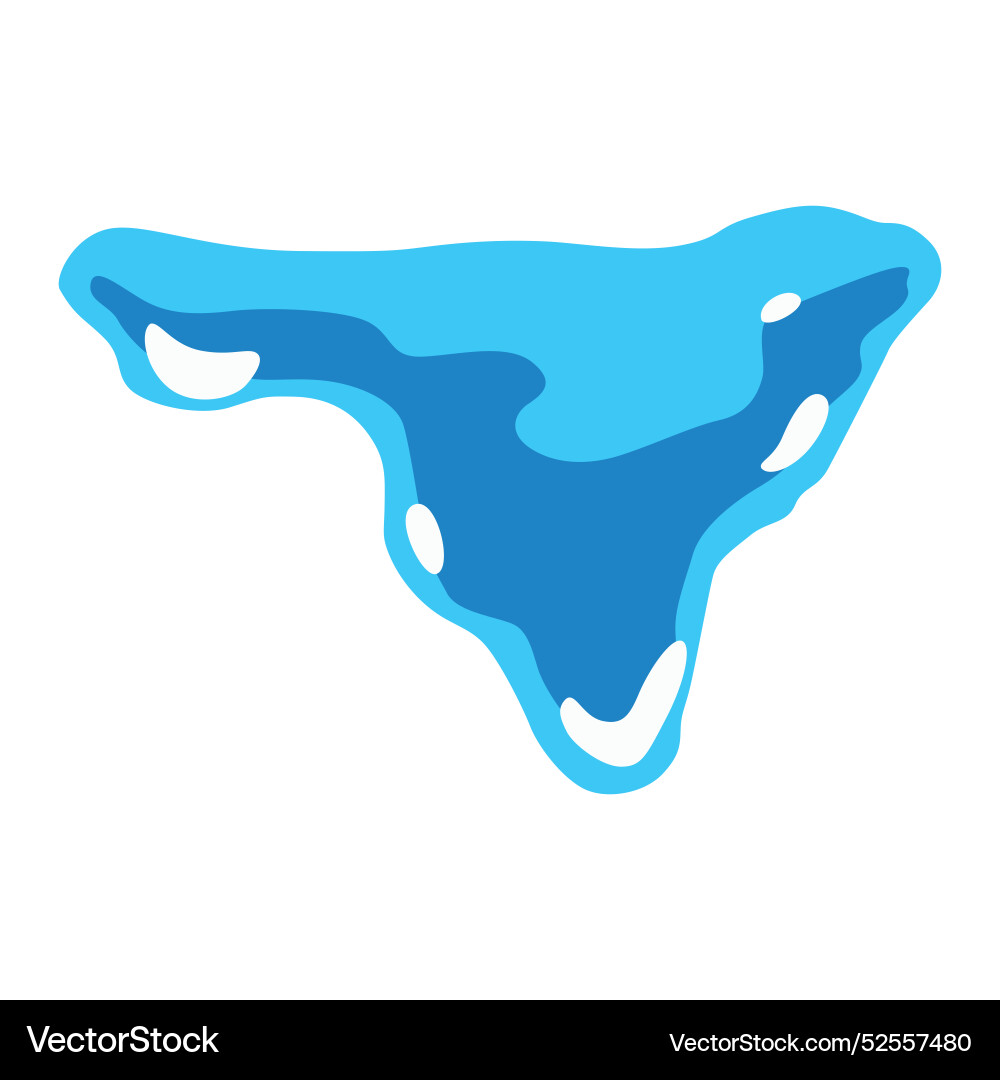 A sprite sheet water trap splash for game Vector Image