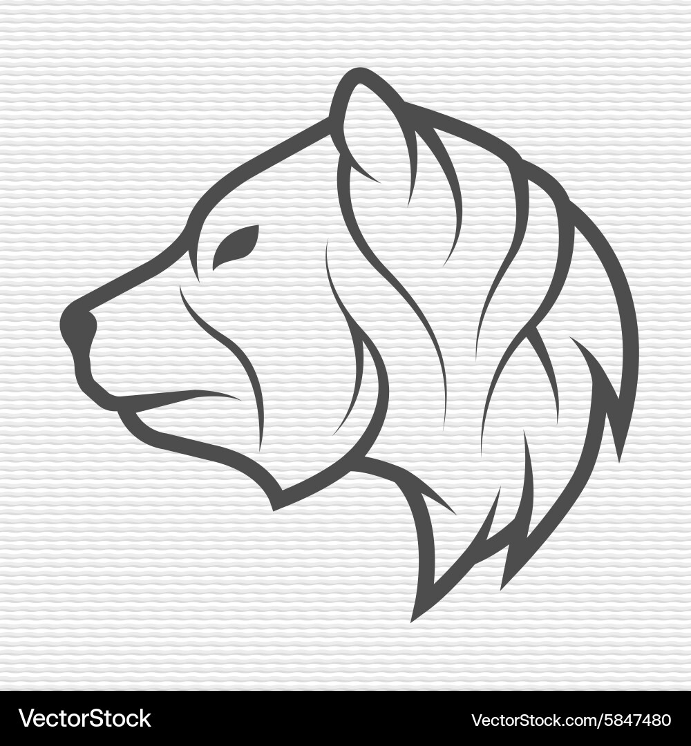 Bear symbol logo emblem Royalty Free Vector Image
