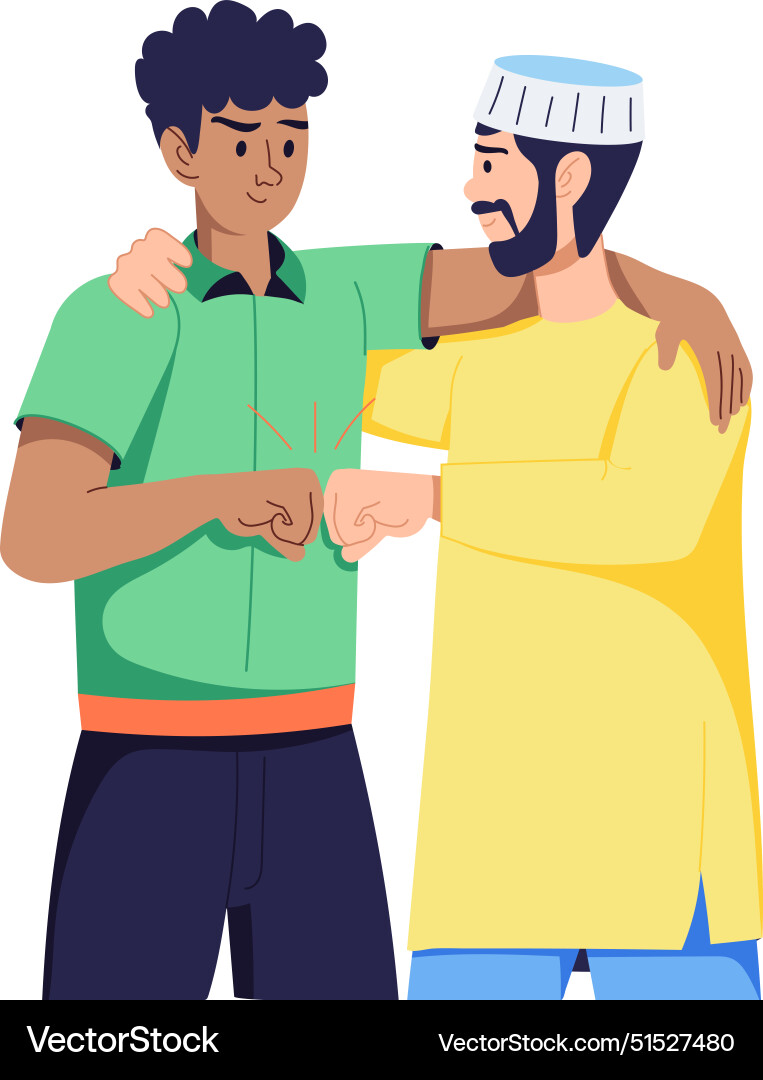 Bro fist Royalty Free Vector Image - VectorStock