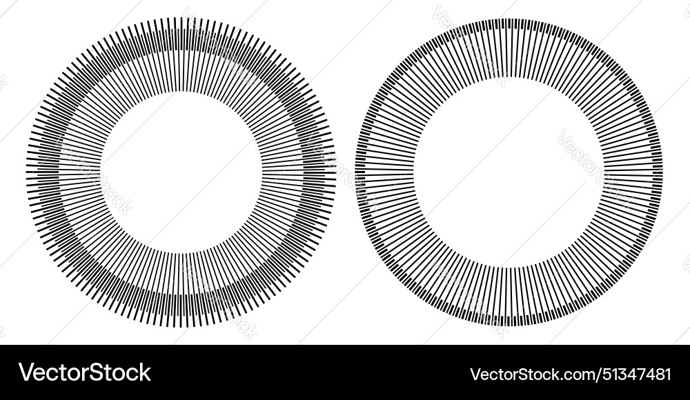 Circle design elements Royalty Free Vector Image