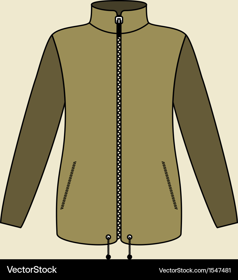 Jacket Royalty Free Vector Image - VectorStock