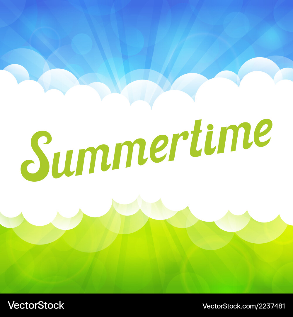 Sunny background Royalty Free Vector Image - VectorStock