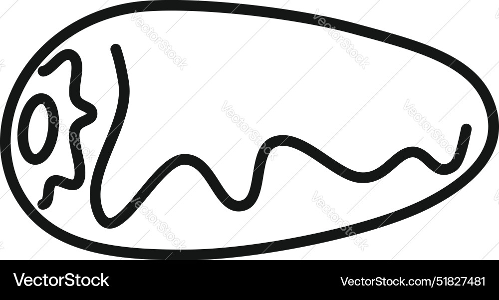 Sweet eclair with chocolate icing is lying Vector Image