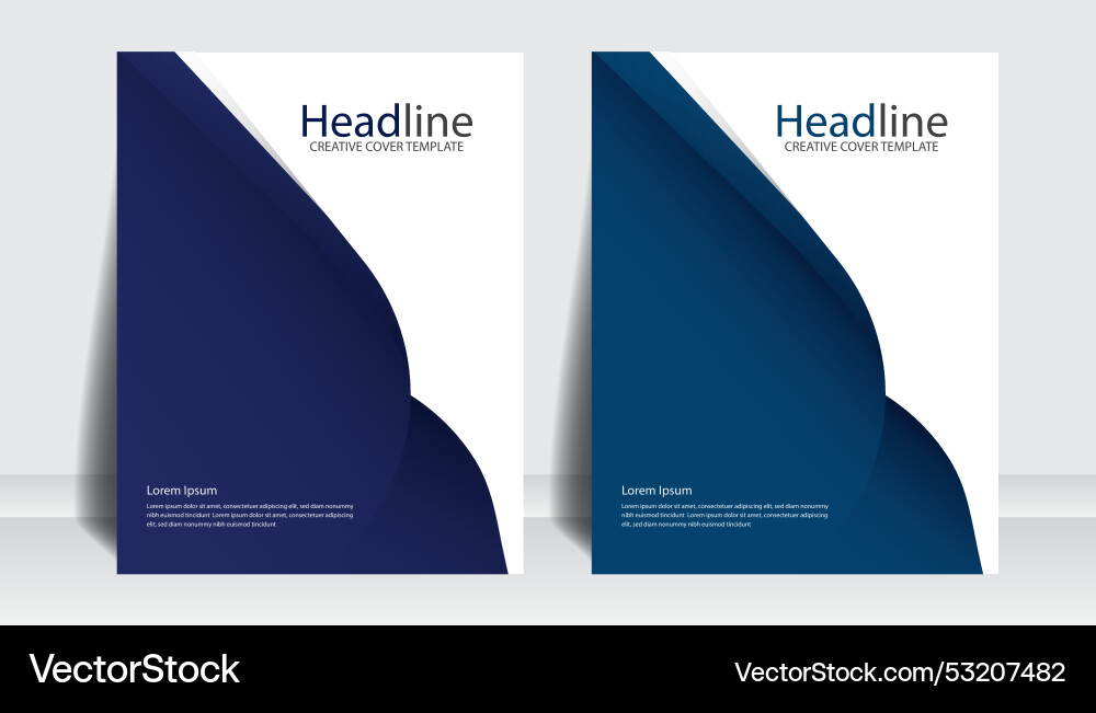 Creative exclusive colorful book cover design Vector Image