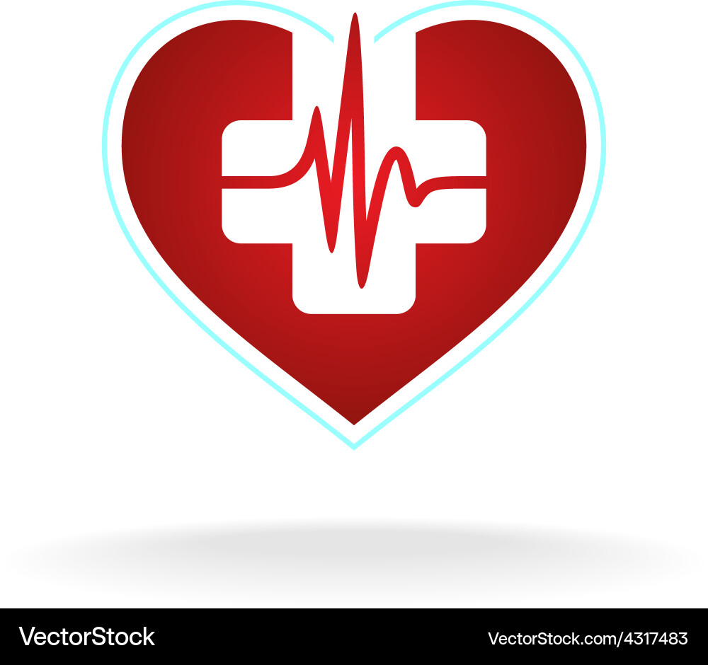 Heart logo Royalty Free Vector Image - VectorStock