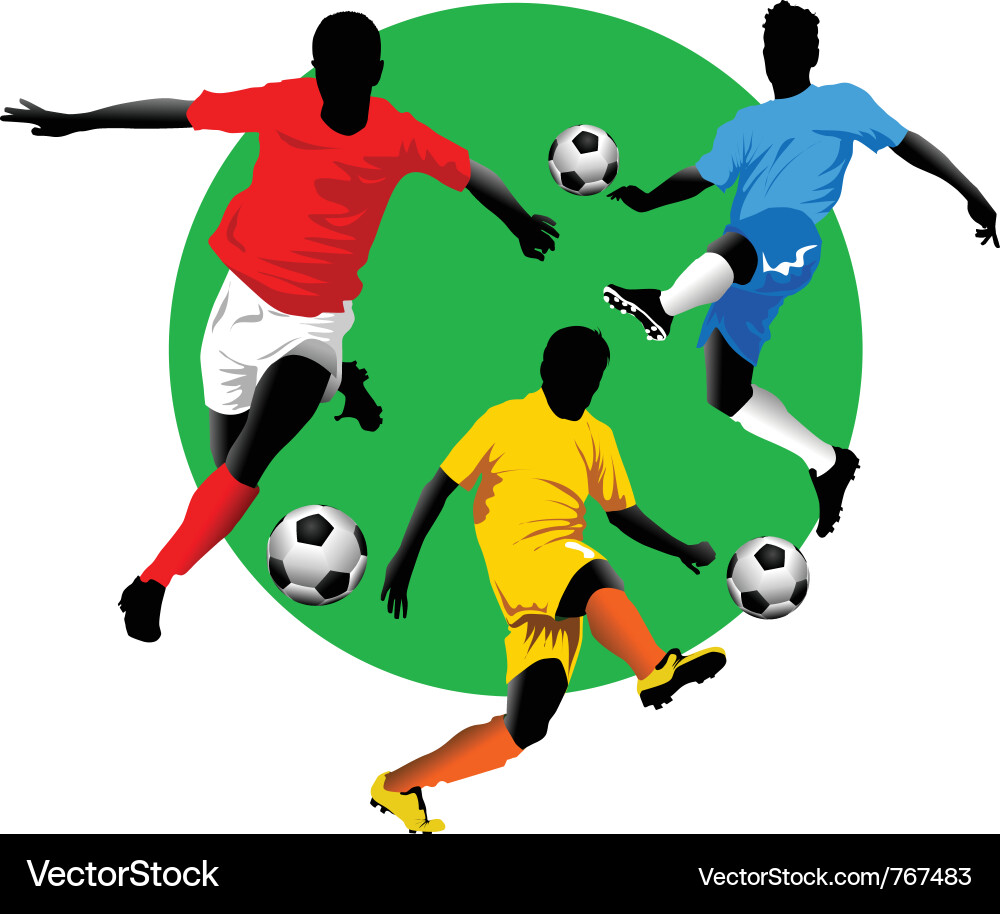 Soccer player Royalty Free Vector Image - VectorStock