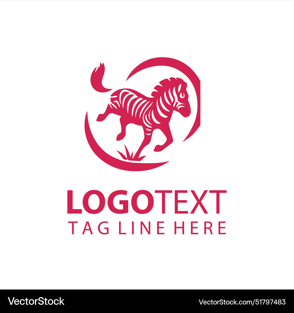 Zebra logo Royalty Free Vector Image - VectorStock