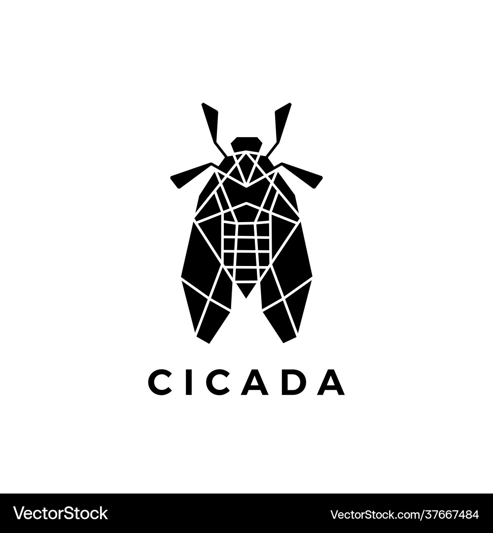 Cicada Logo-Symbol Lizenzfreies Vektorbild - VectorStock