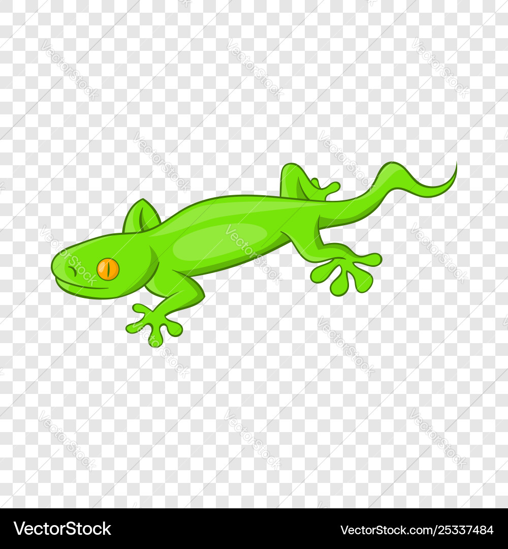 Green Gecko Cartoon