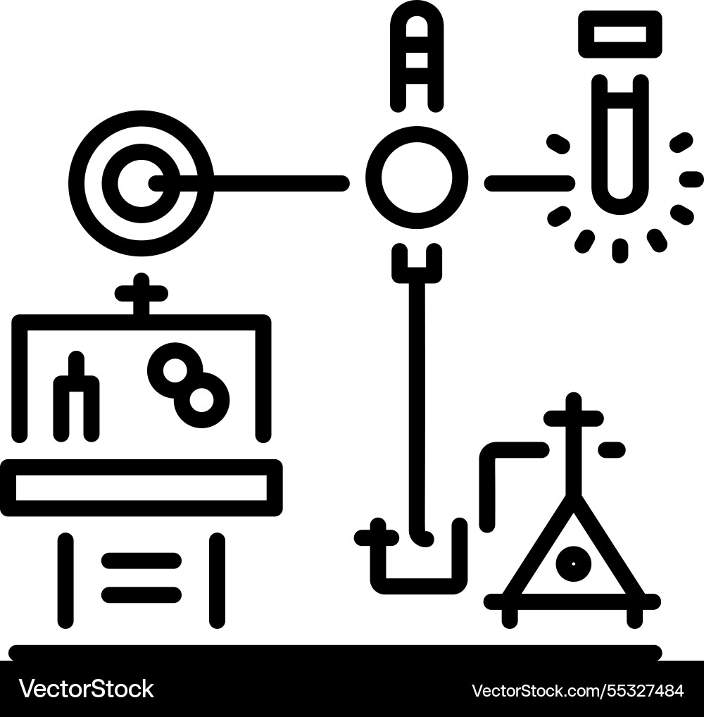 Physics lab Royalty Free Vector Image - VectorStock