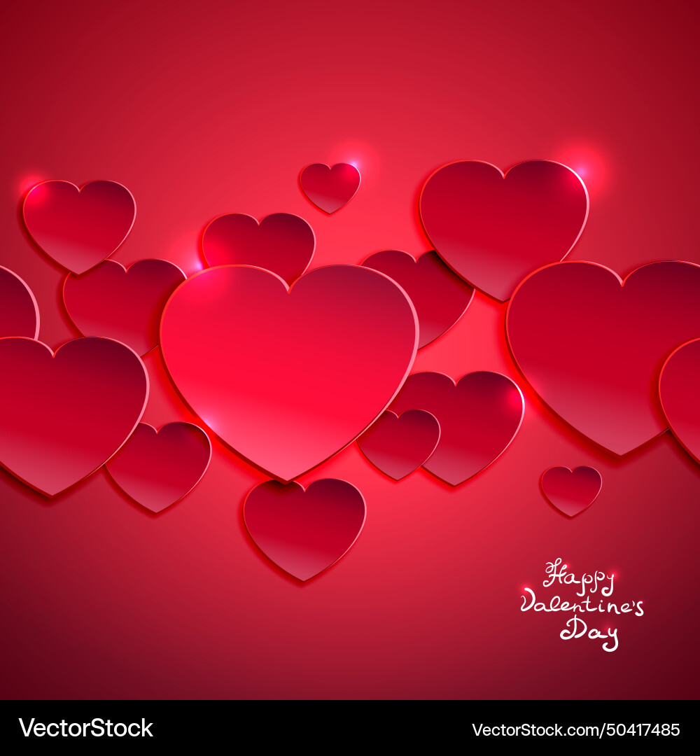 Valentines day background Royalty Free Vector Image