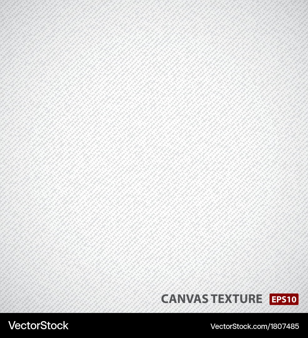 White canvas background texture Royalty Free Vector Image