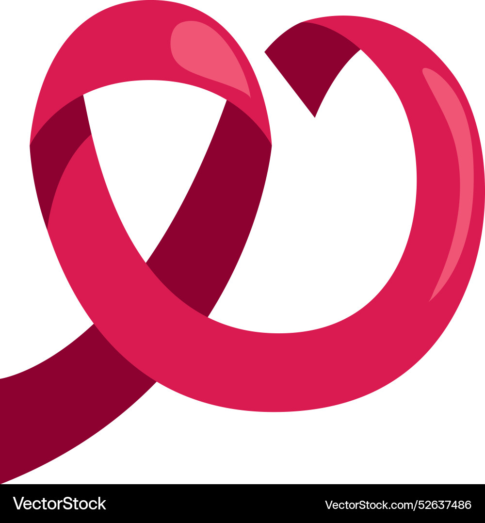 Multiple myeloma awareness ribbon Royalty Free Vector Image