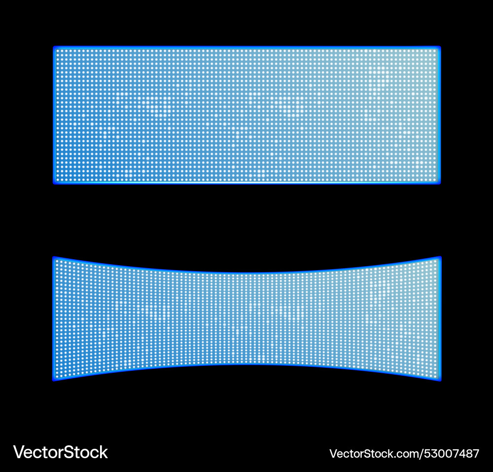 Display led screens and monitors Royalty Free Vector Image