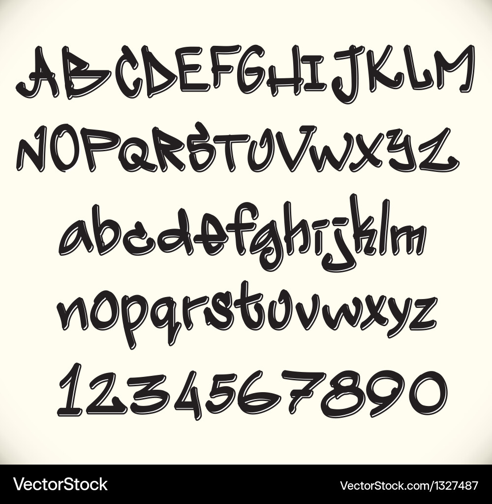 Graffiti Letters Alphabet Fonts Free