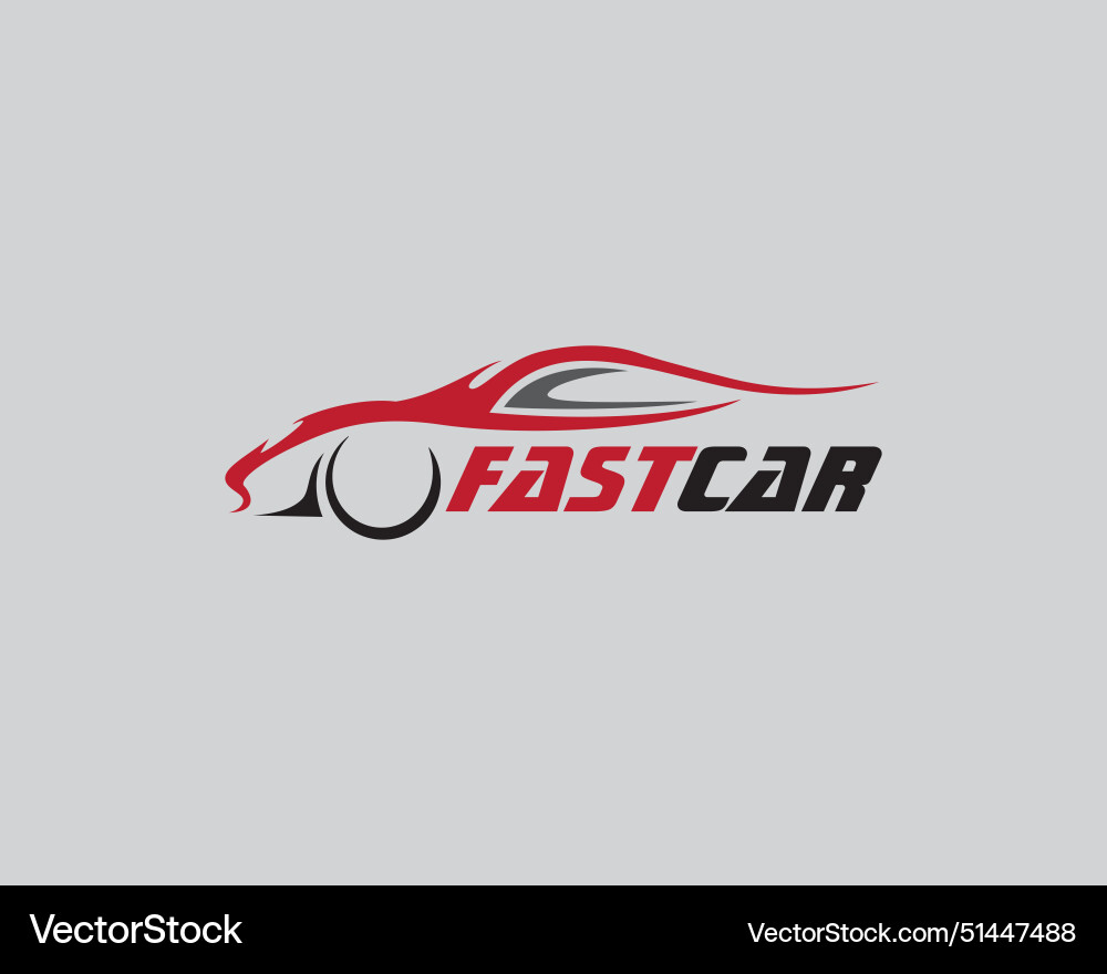 Car abstract logo for store and mechanic Vector Image