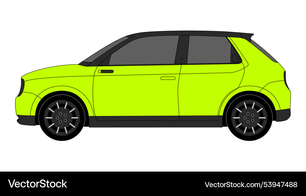 Honda e Royalty Free Vector Image - VectorStock
