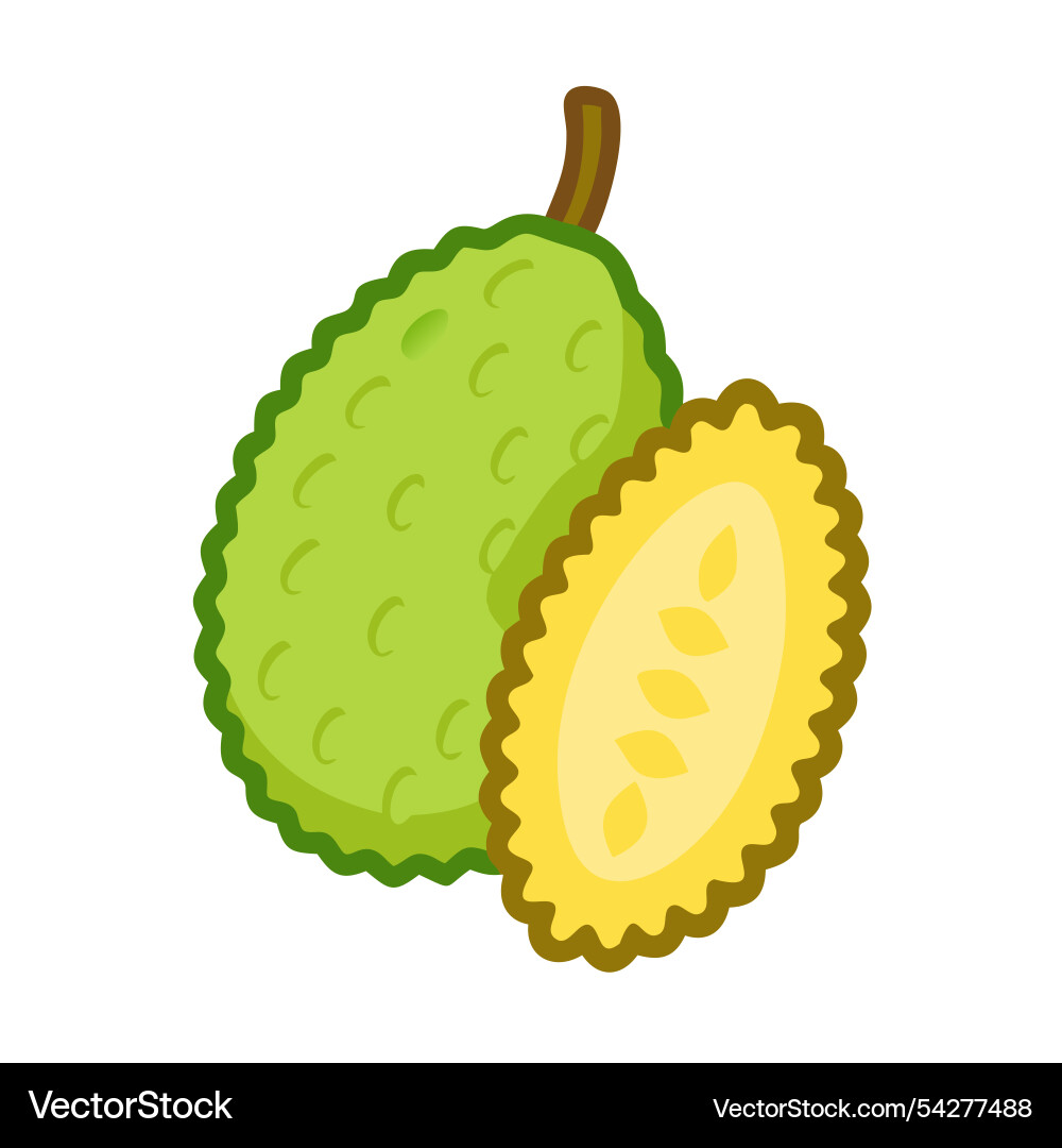 Jackfruit icon fruits Royalty Free Vector Image