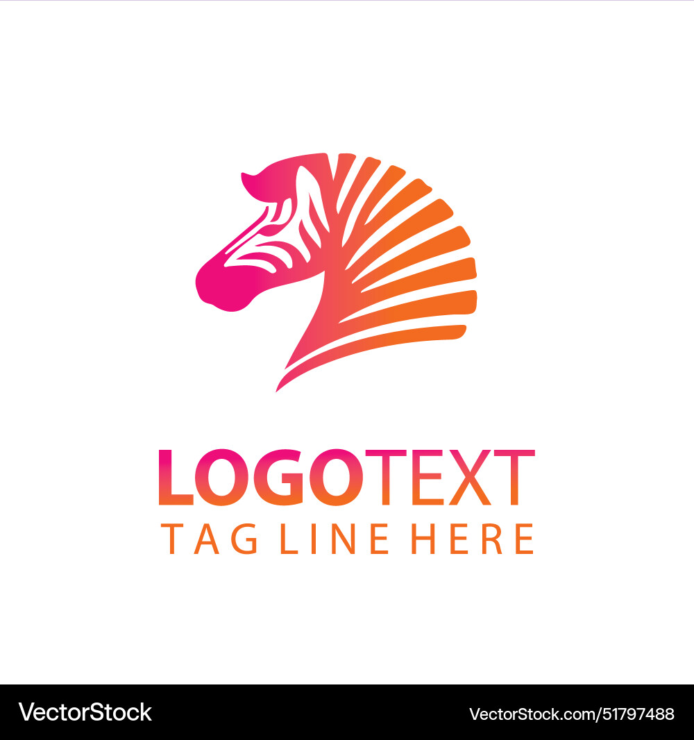 Zebra logo Royalty Free Vector Image - VectorStock