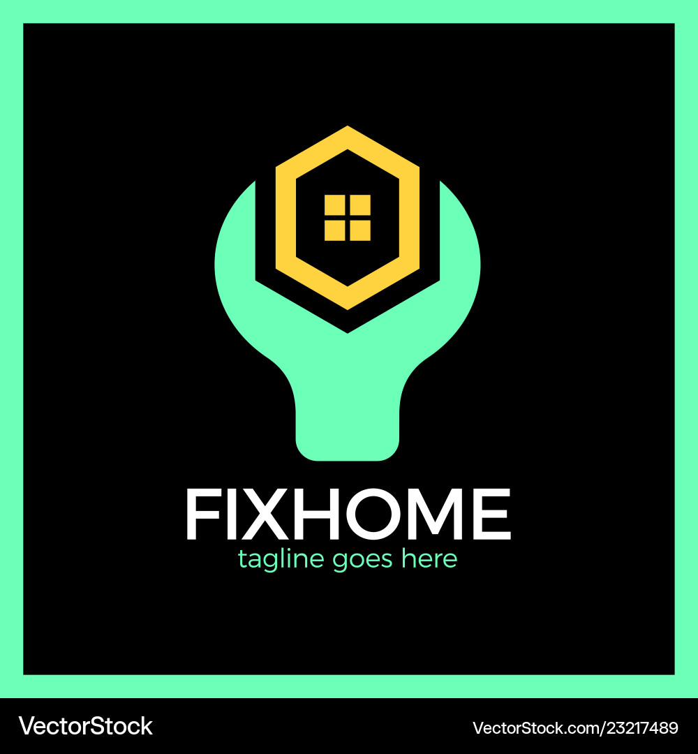 House repair logo Royalty Free Vector Image - VectorStock