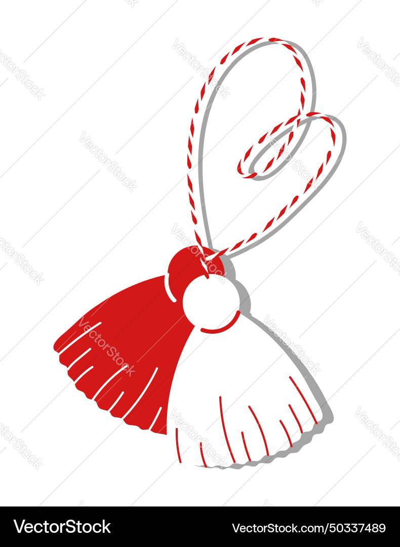 Martisor traditional symbol of spring Royalty Free Vector