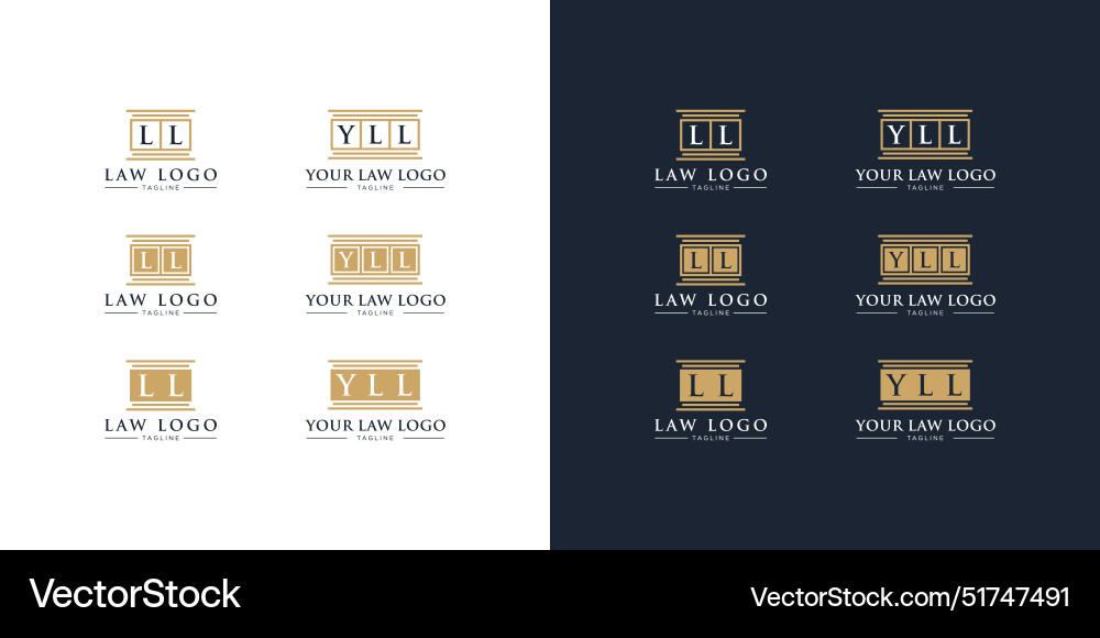 73 exclusive law logo Royalty Free Vector Image