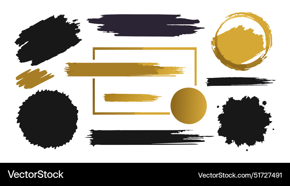 Grunge texture frame brush paint background Vector Image