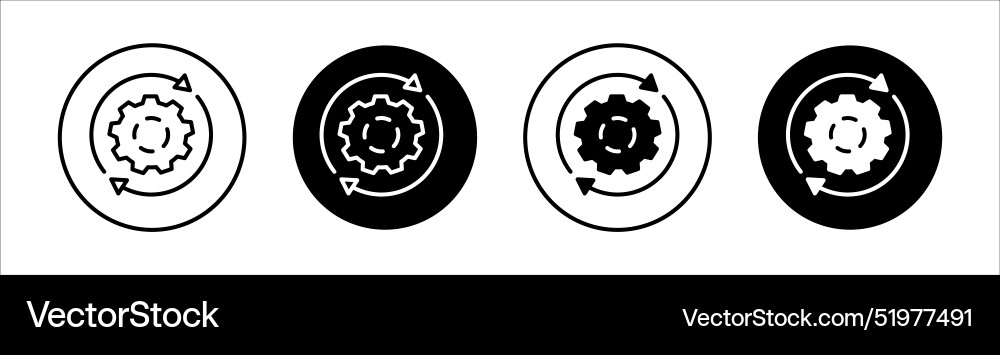 Recovery icon mark in filled style Royalty Free Vector Image