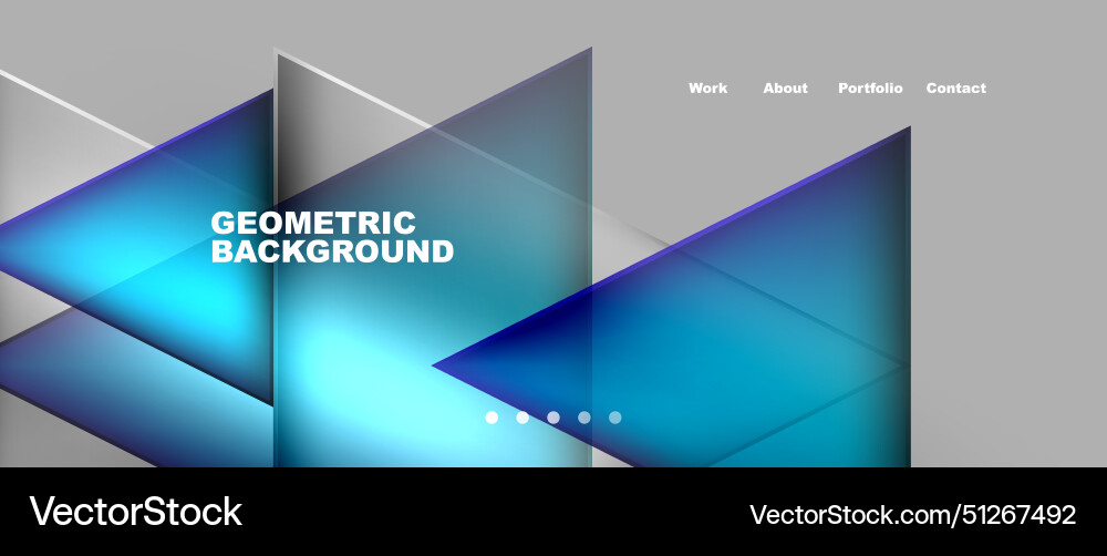 Metal triangles with colorful bright Royalty Free Vector