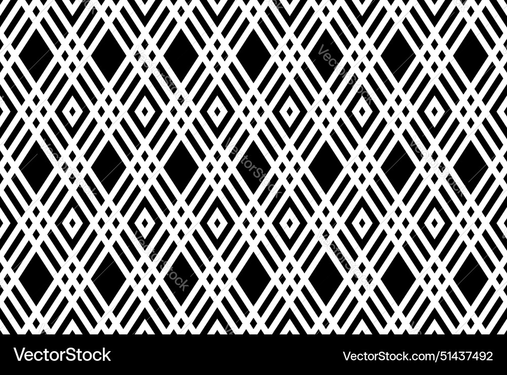 Seamless diamonds pattern Royalty Free Vector Image