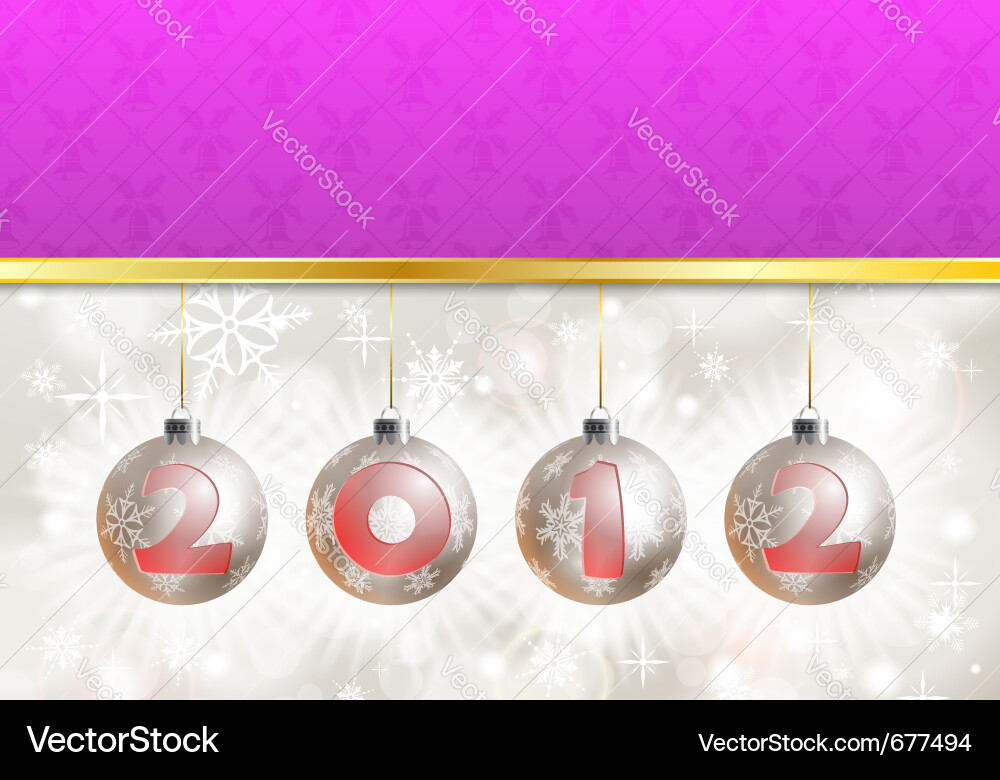 2012 new year background Royalty Free Vector Image