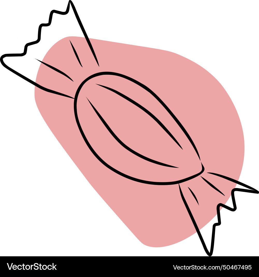 Candy hand drawn sketch Royalty Free Vector Image