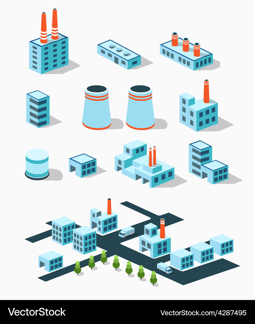 Manufactory Royalty Free Vector Image - VectorStock