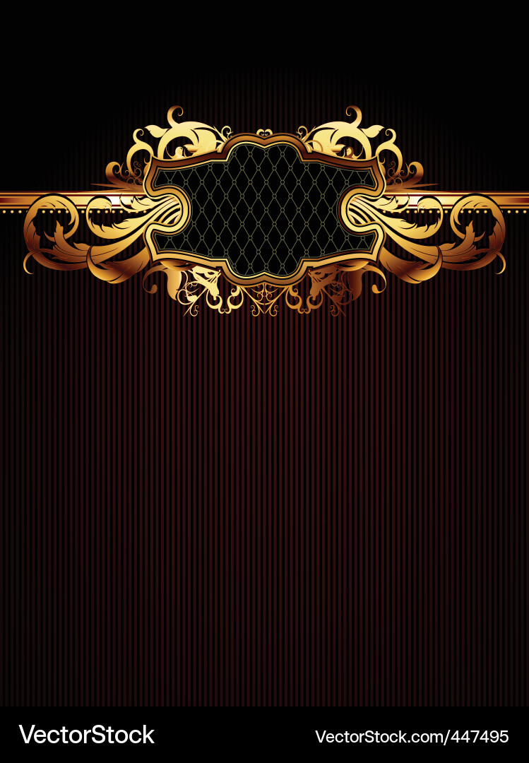 Ornate frame Royalty Free Vector Image - VectorStock