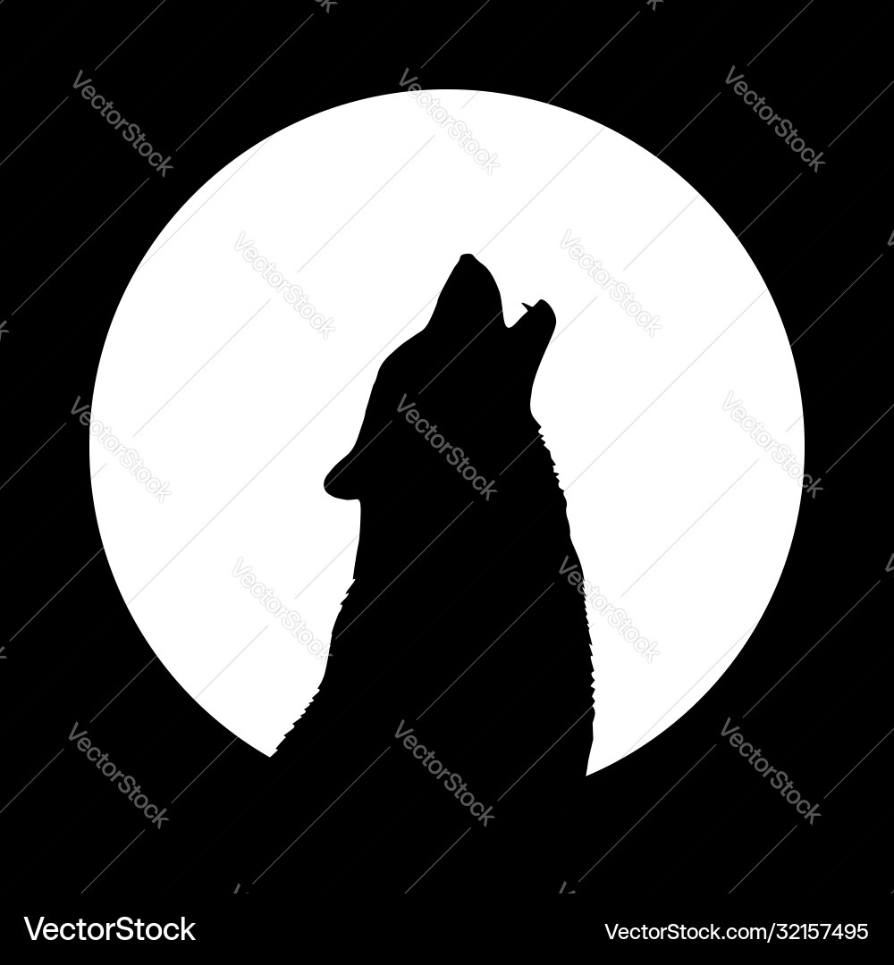 Wolf Royalty Free Vector Image - VectorStock