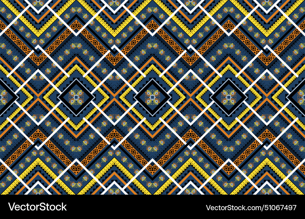 Geometric ethnic seamless pattern traditional Vector Image