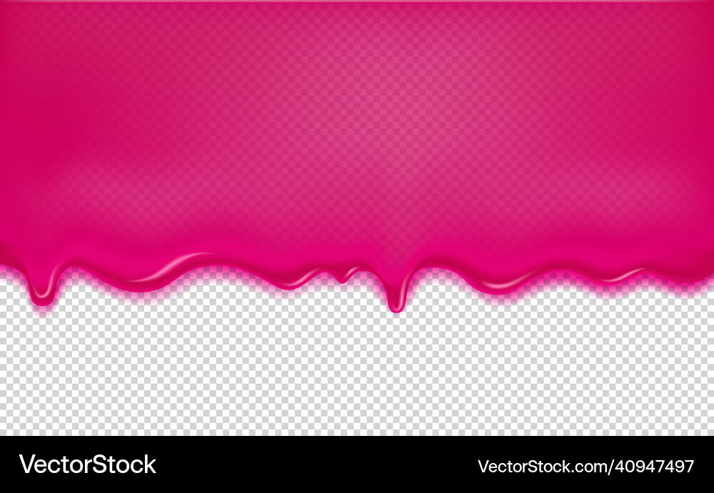 Pink transparent jelly template Royalty Free Vector Image