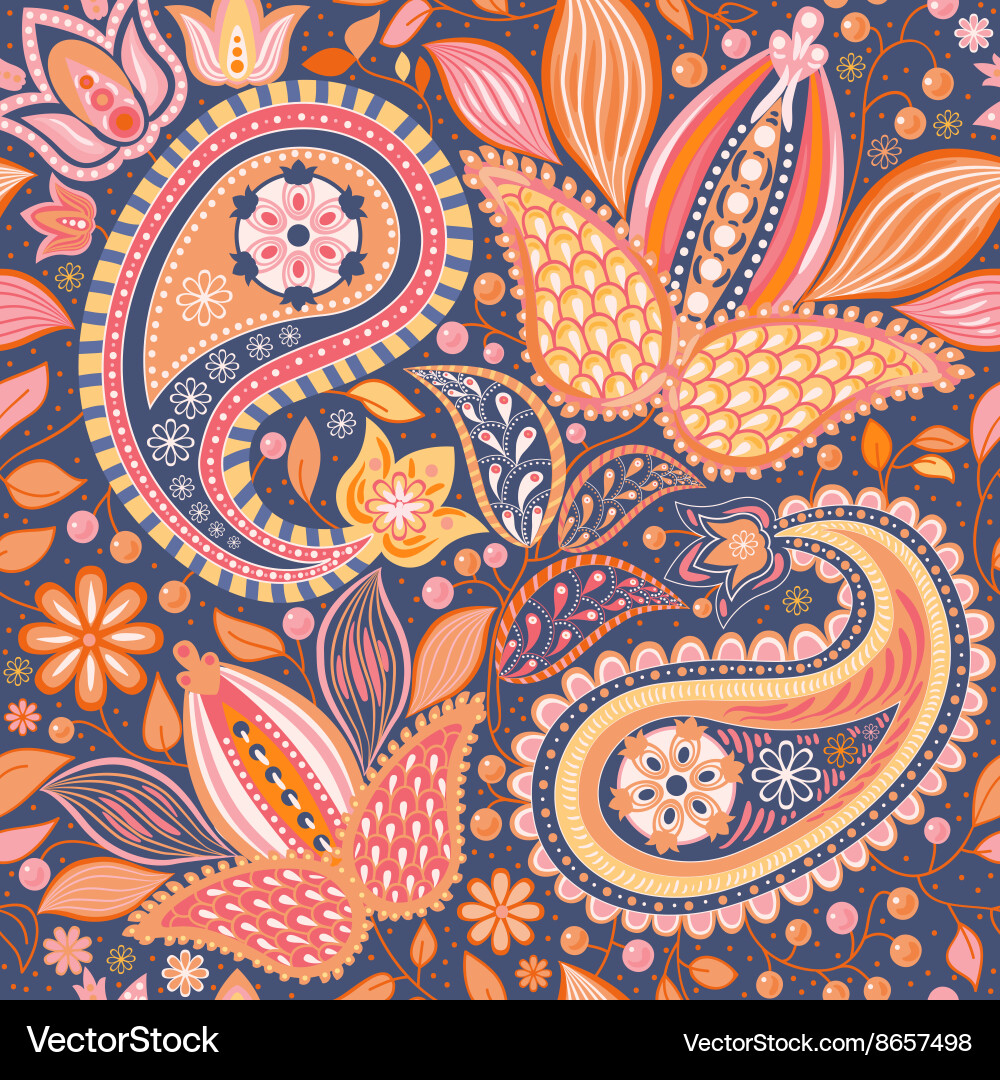 Colorful seamless pattern Royalty Free Vector Image