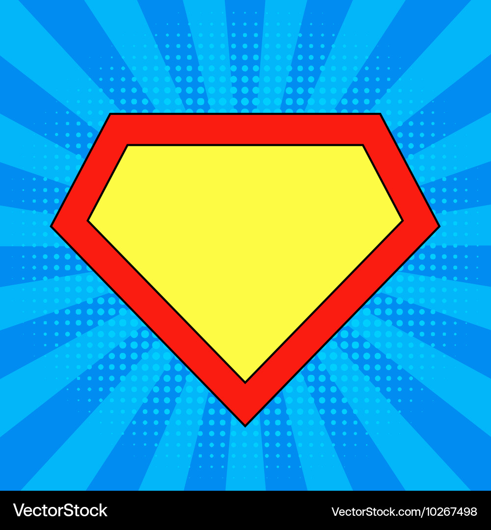 Super hero background Royalty Free Vector Image