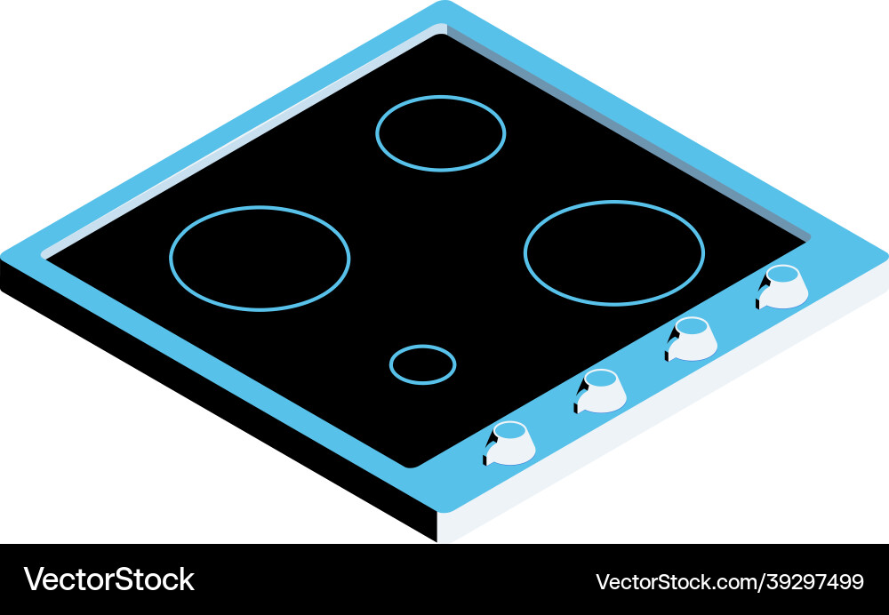 Induction cooker icon Royalty Free Vector Image