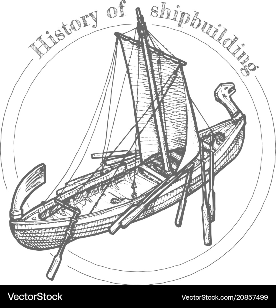 Shipbuilding Royalty Free Vector Image - VectorStock