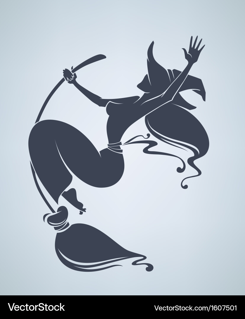 Happy witch Royalty Free Vector Image - VectorStock