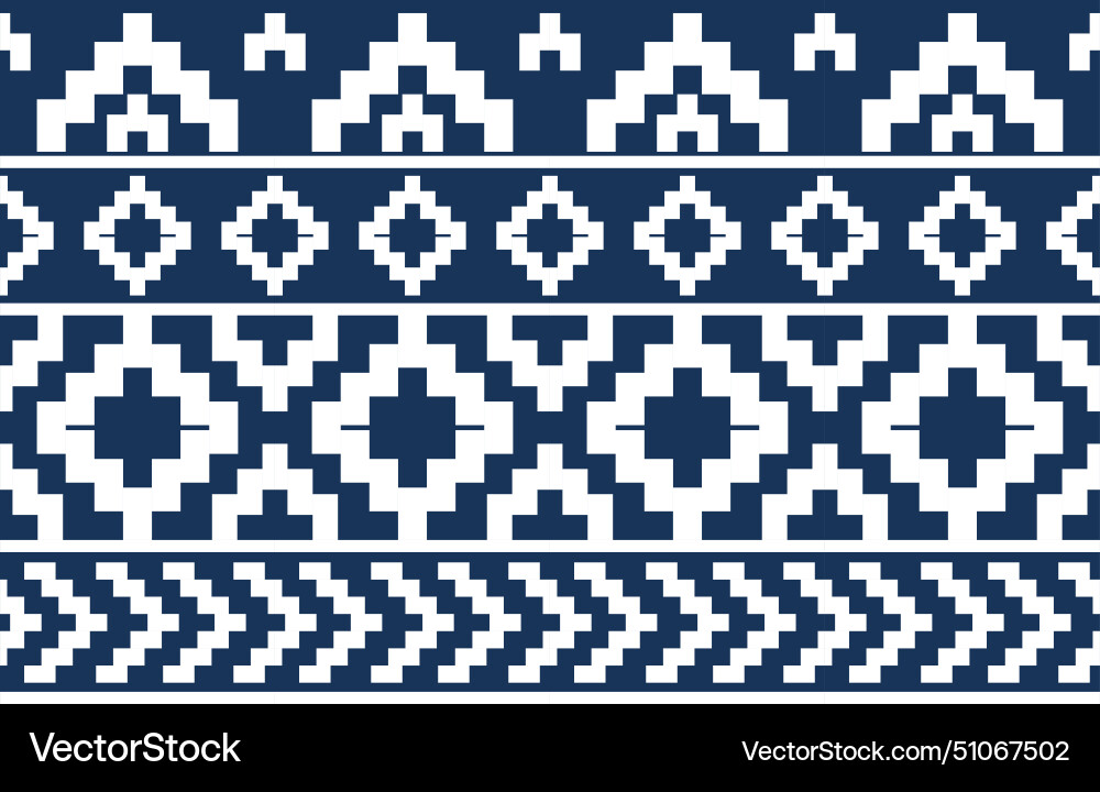 Geometric ethnic seamless pattern traditional Vector Image