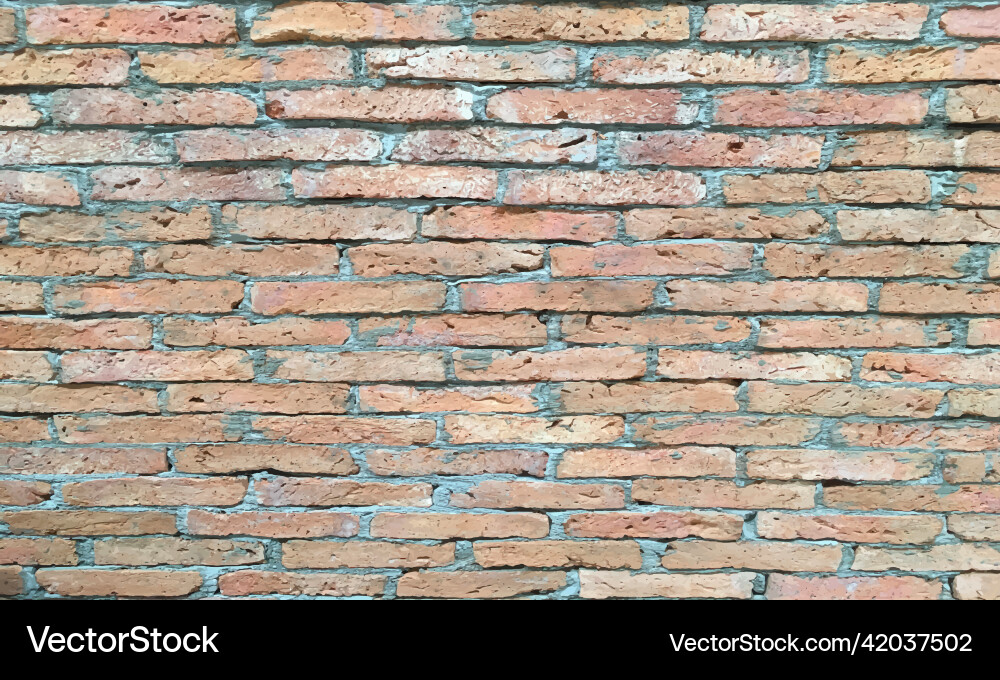 Rustic Brick Wall Texture Royalty Free Vector Image