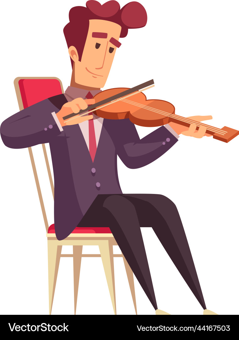 Musician cartoon Royalty Free Vector Image - VectorStock