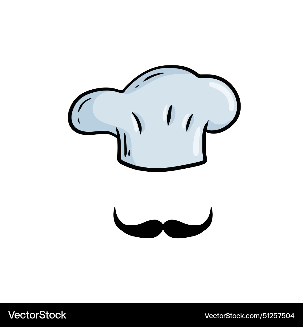 Chef cap cook sign Royalty Free Vector Image - VectorStock