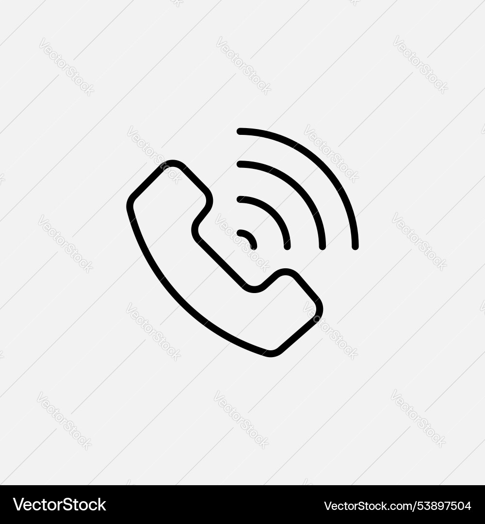 Phone call icon set Royalty Free Vector Image - VectorStock