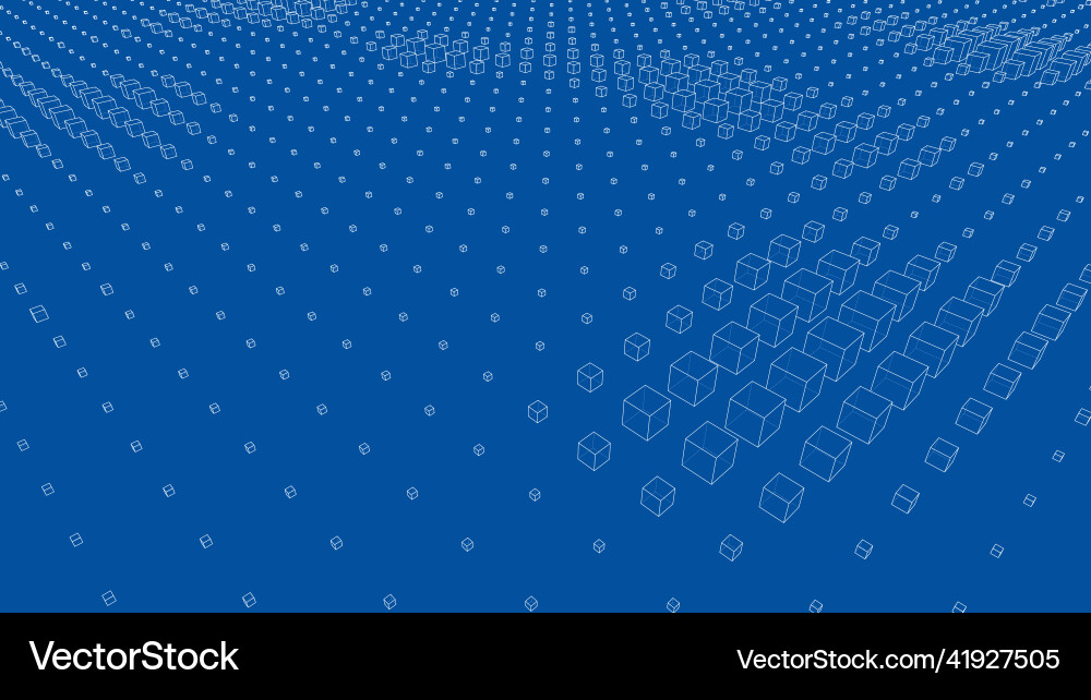 Abstract boxes background Royalty Free Vector Image